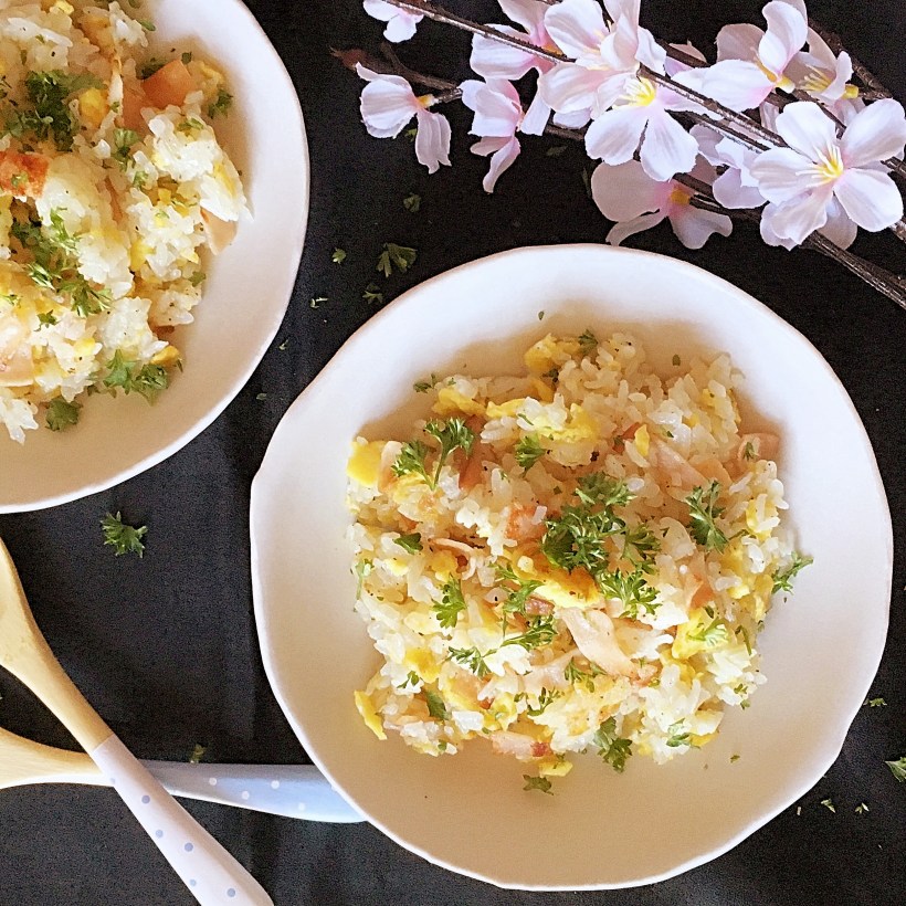 Egg and Ham Fried Rice (Gluten-free) | Your Home for Homemade Japanese Food